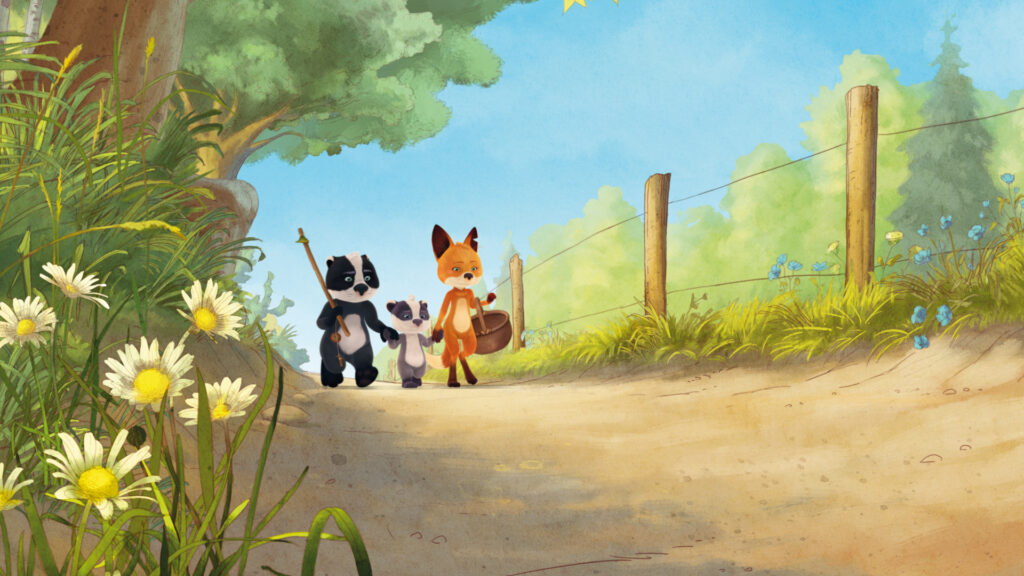 The Fox-Badger Family - Ellipse Animation