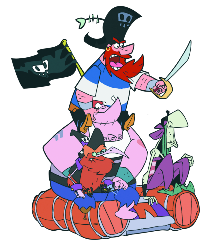 Pirate Family - Ellipse Animation